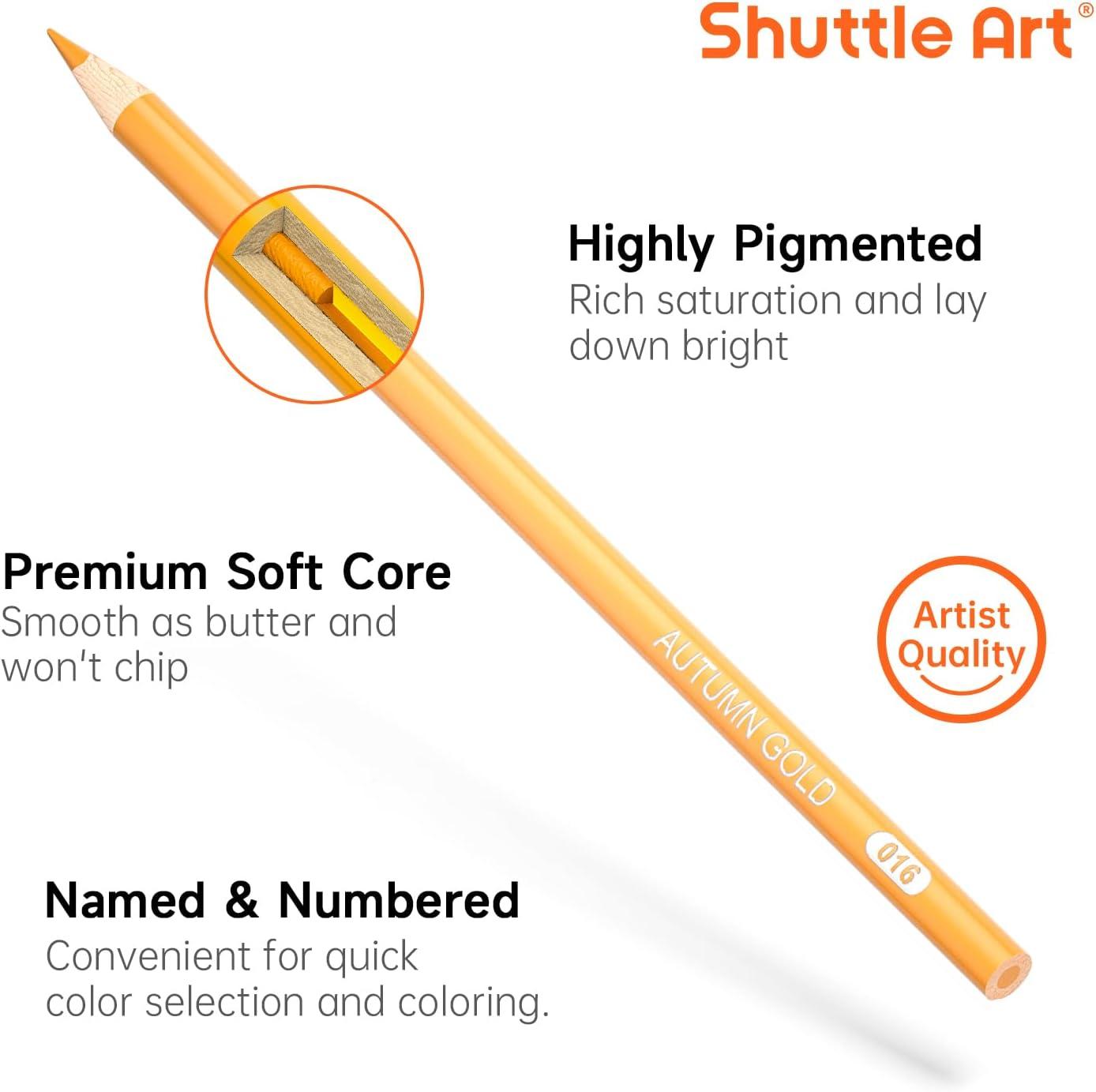 Shuttle Art 80 Colored Pencils, Colored Pencils for Adult Coloring ...
